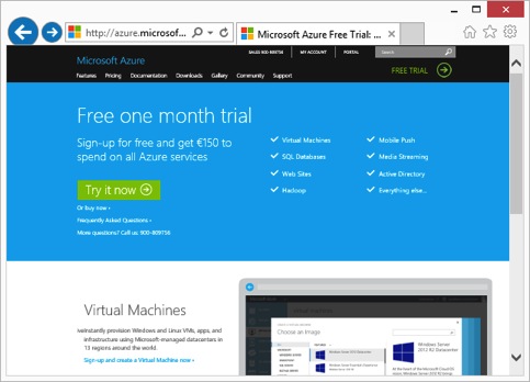 Azure o trabajar en la nube de Microsoft